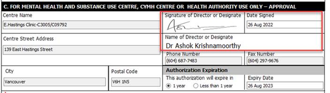 Application for Pharmacare Plan G Form – Profile EMR User Help
