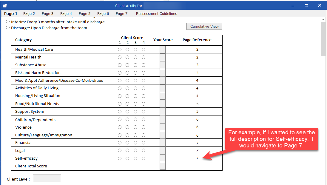 Overdose Outreach Team Client Acuity Form – Profile EMR User Help