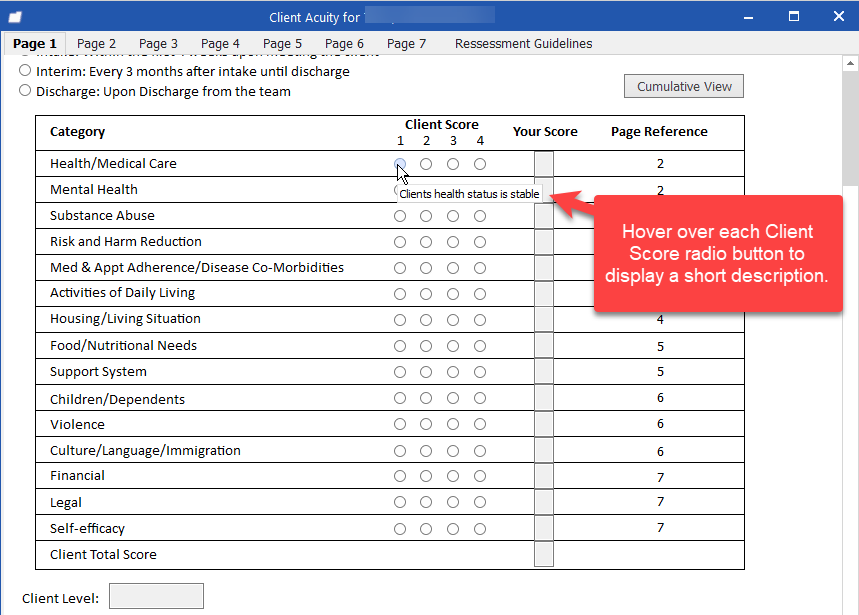 Overdose Outreach Team Client Acuity Form – Profile EMR User Help