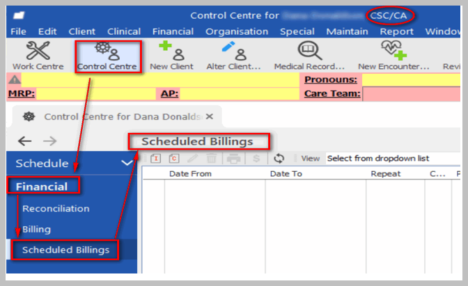 Billing: Shadow Billing, Encounter Billing, Scheduled Billing ...