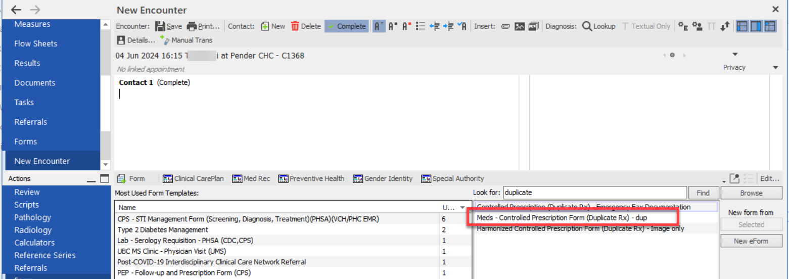 Create and Print a Controlled Prescription Form (Duplicate Rx ...