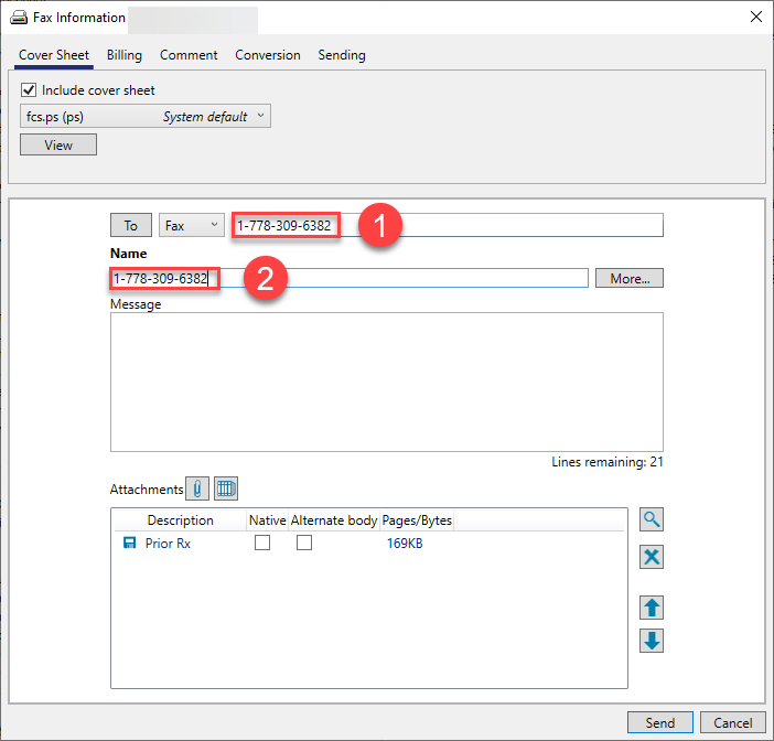 Script with Signature Form for Digital Faxing – Profile EMR User Help