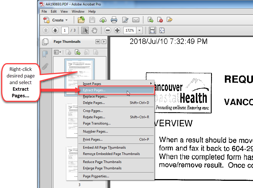 Tracking The Filing Of A Emr
