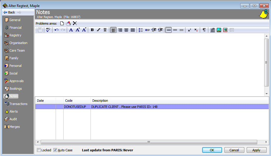 Identify and Report Duplicate Patient Records – Profile EMR User Help