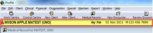 Search for Clients in Profile EMR – Profile EMR User Help