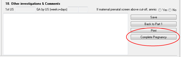 Antenatal Form – Profile EMR User Help
