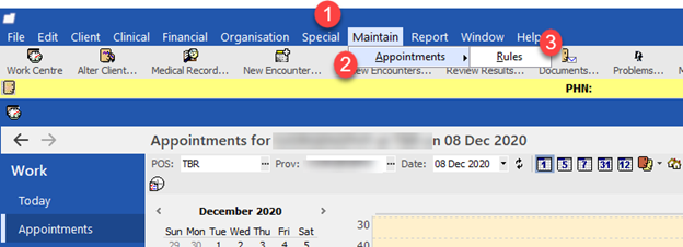 Appointment Rules – Profile EMR User Help