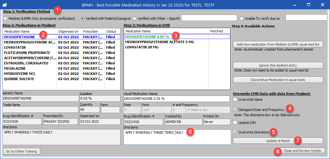 Medication Reconciliation (Med Rec) Tool – Profile EMR User Help